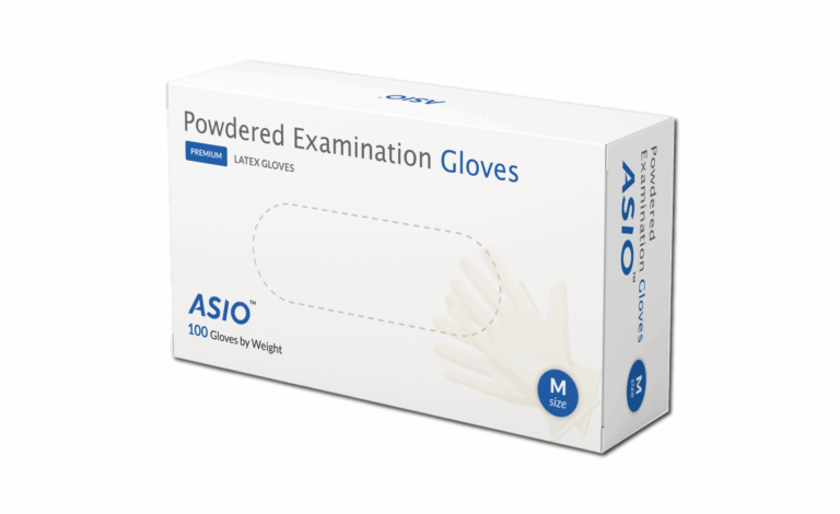 Latex Powdered Examination Gloves | Medical-Grade Protection by ASIO ...