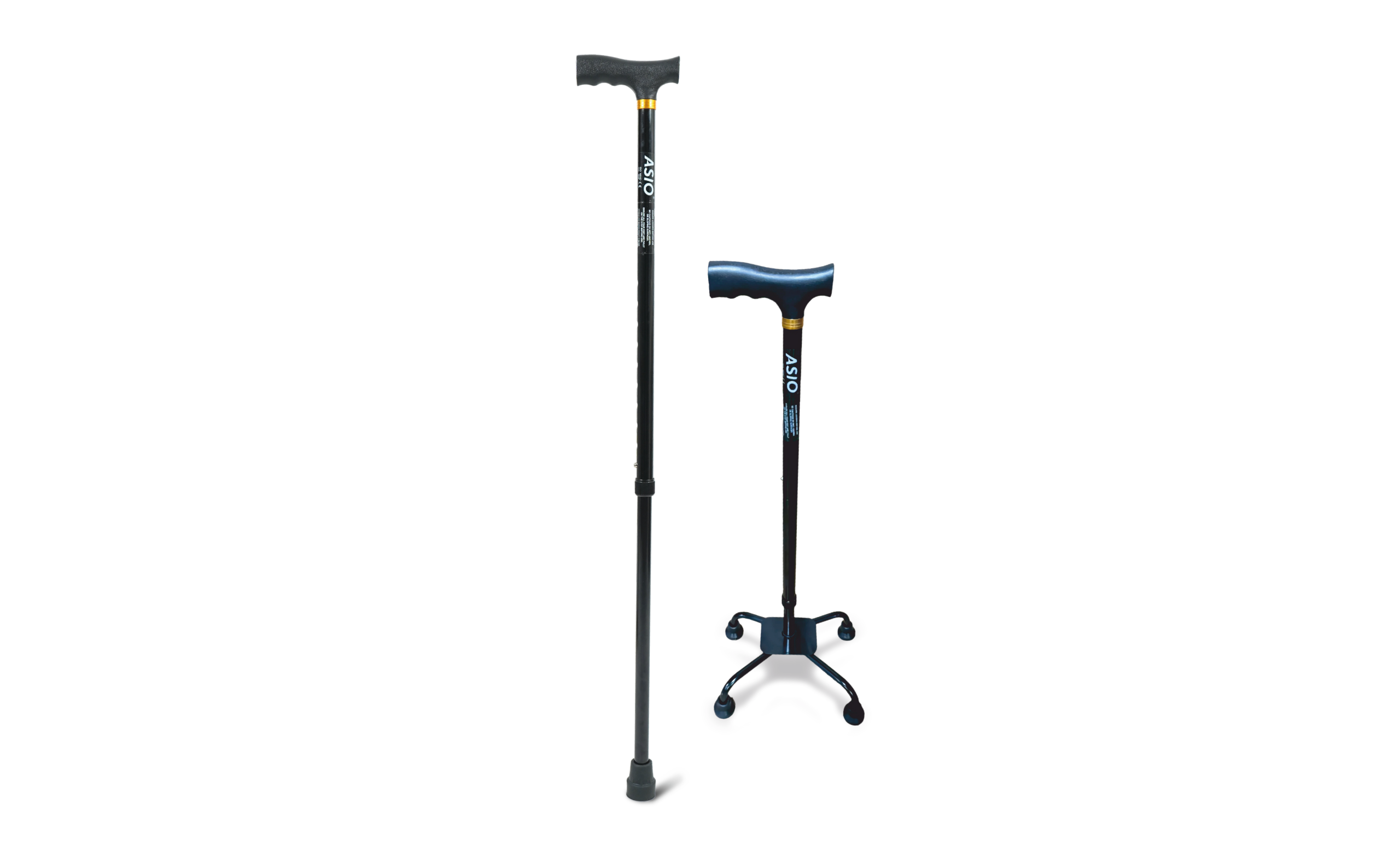 Adjustable Walking Stick & Quadripod Stick for Enhanced Mobility – ASIO ...
